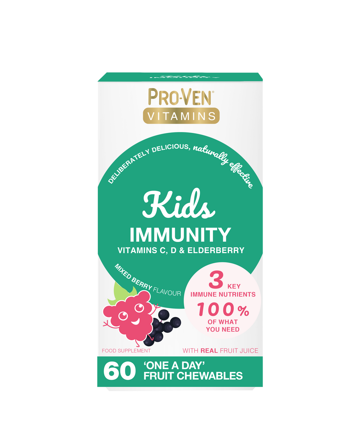 Kids Immunity with Vitamin C, D & Elderberry — ProVen Vitamins